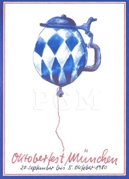 München Oktoberfest 1980 Fritz Dommel | Poster Galerie München