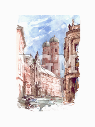 Robert C. Rore Kardinal-Faulhaber-Straße | Poster Galerie München