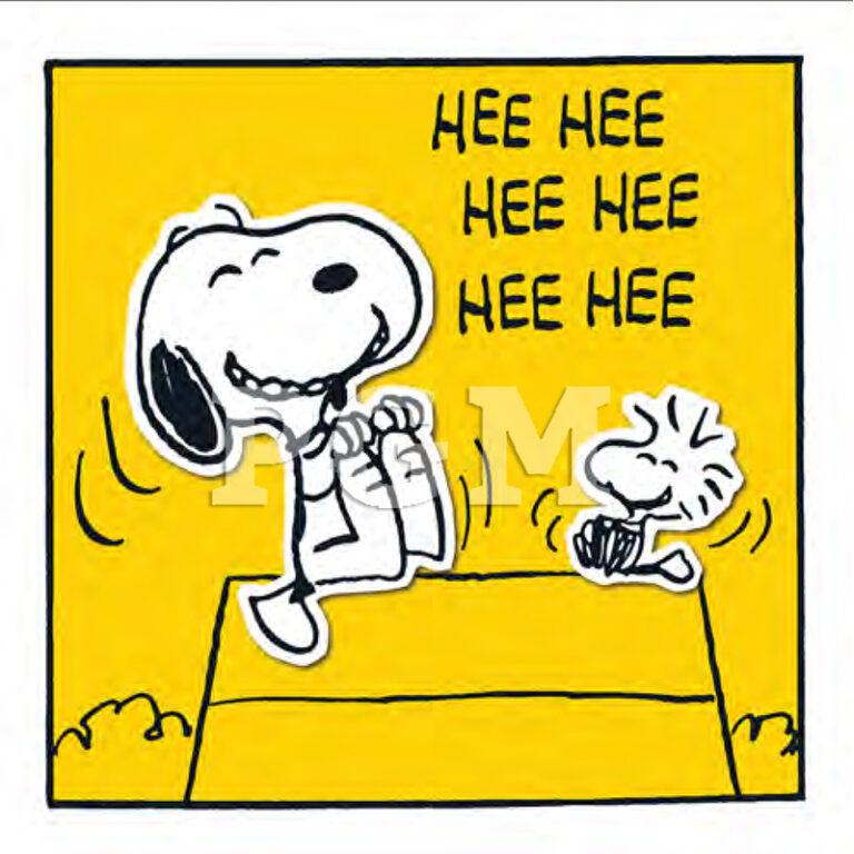 Peanuts Hee Hee Hee Hee-Yellow | Poster Galerie München