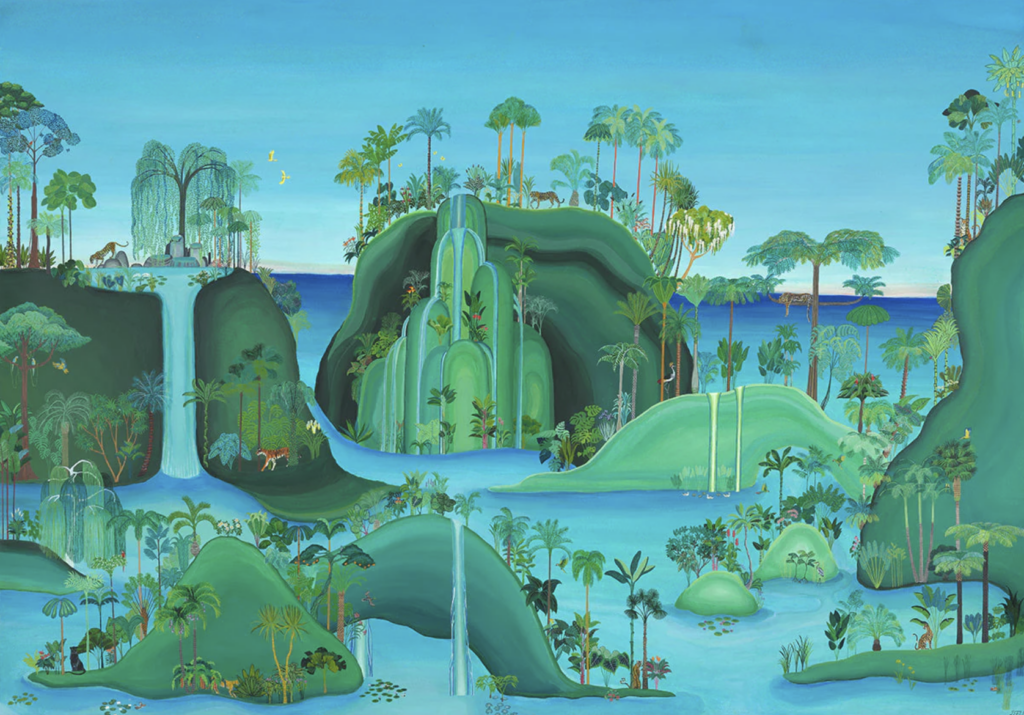 Delja Wilfert Island Landscape DEW-08X | Poster Galerie München