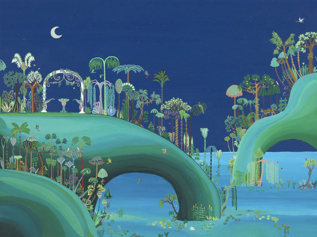 Delja Wilfert Night Forest DEW-09X | Poster Galerie München